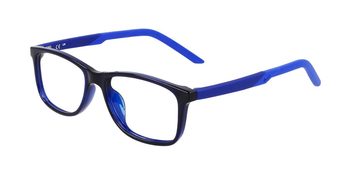 Nike 5037 N 410 方形 Frosted Midnight Navy Blue 眼鏡 | SmartBuyGlasses 香港